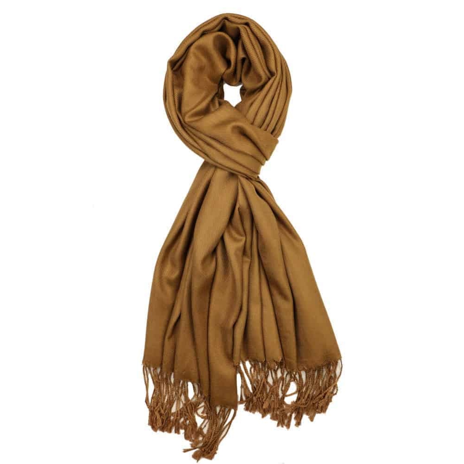 Bronze Pashmina Shawl Wrap Scarf - US Wholesale Scarves