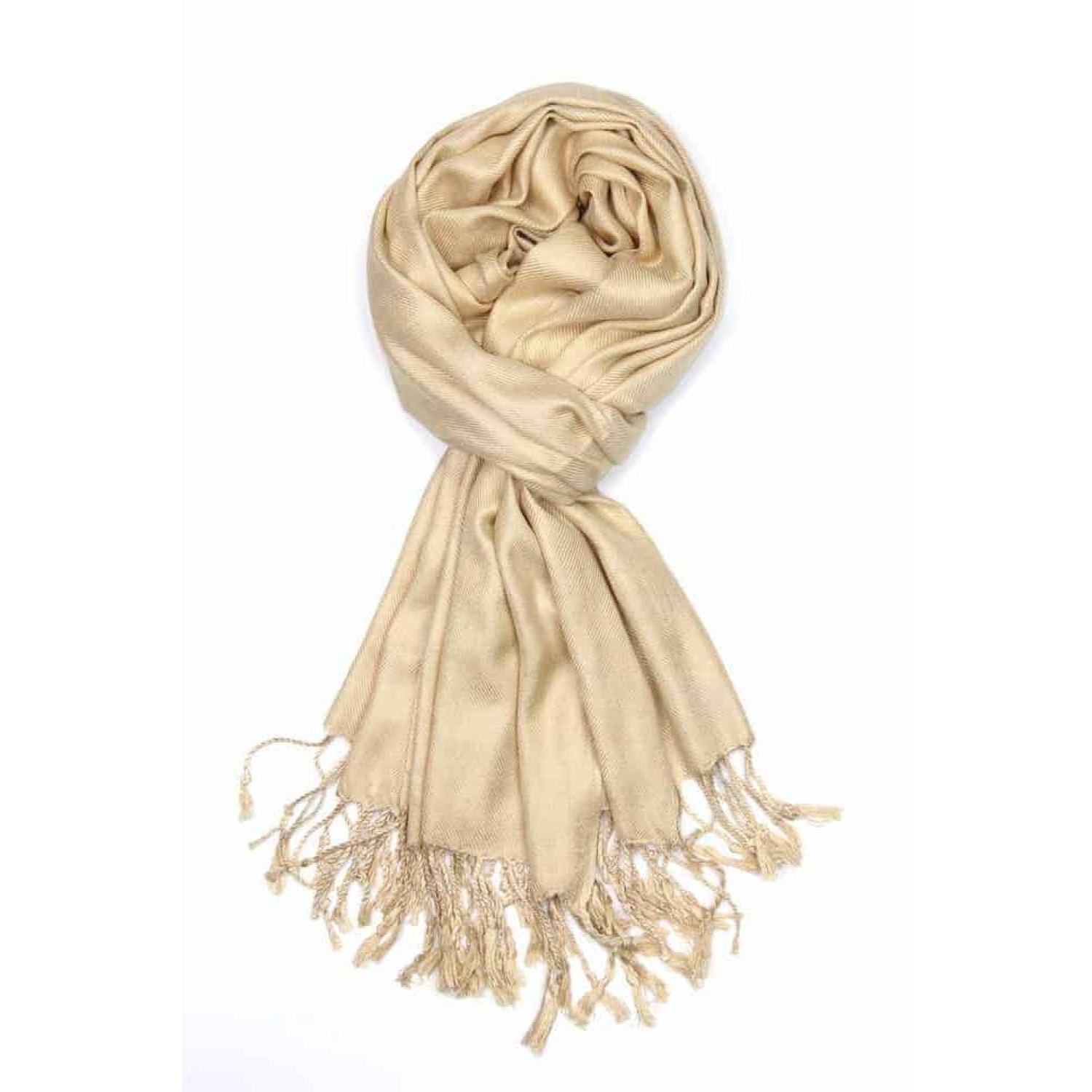 Champagne Pashmina Shawl Wrap Scarf - US Wholesale Scarves